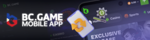 BC Game App — Download for Android & iOS and Get Bonus up to 180%