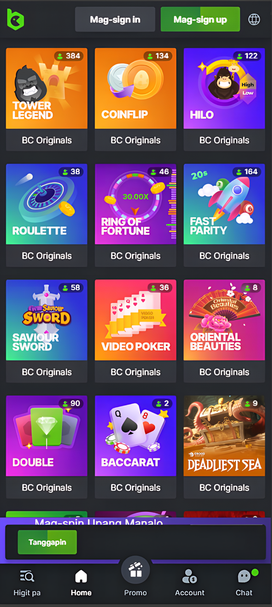 BC Game App — Download for Android & iOS and Get Bonus up to 180%